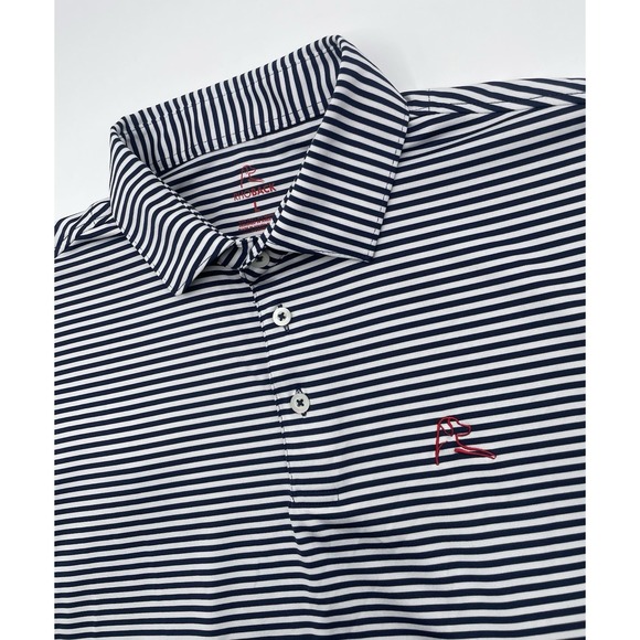 Rhoback | Shirts | Rhoback Shirt Mens Large Blue Striped Golf ...